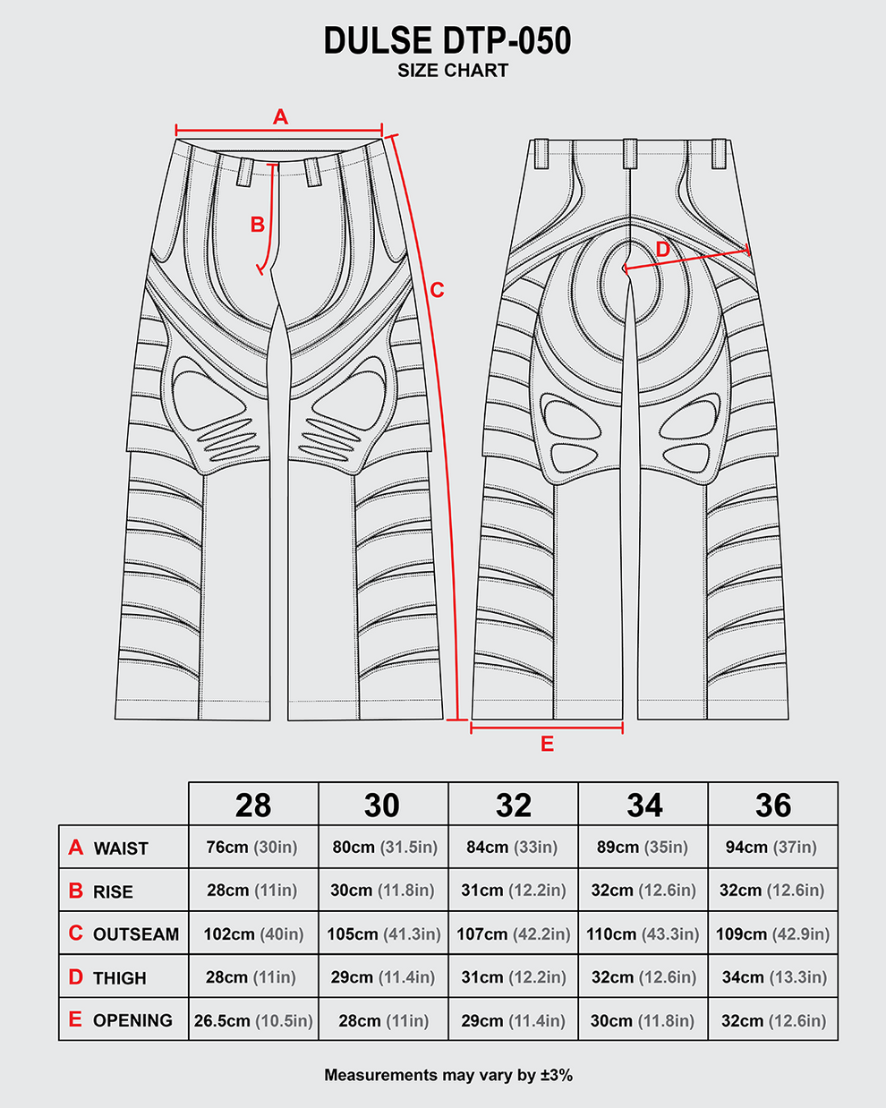 DTP-050 Pants – DULSE1000